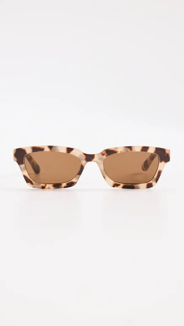 AIRE Sculptor Rectangle Sunglasses - Cookie Tort