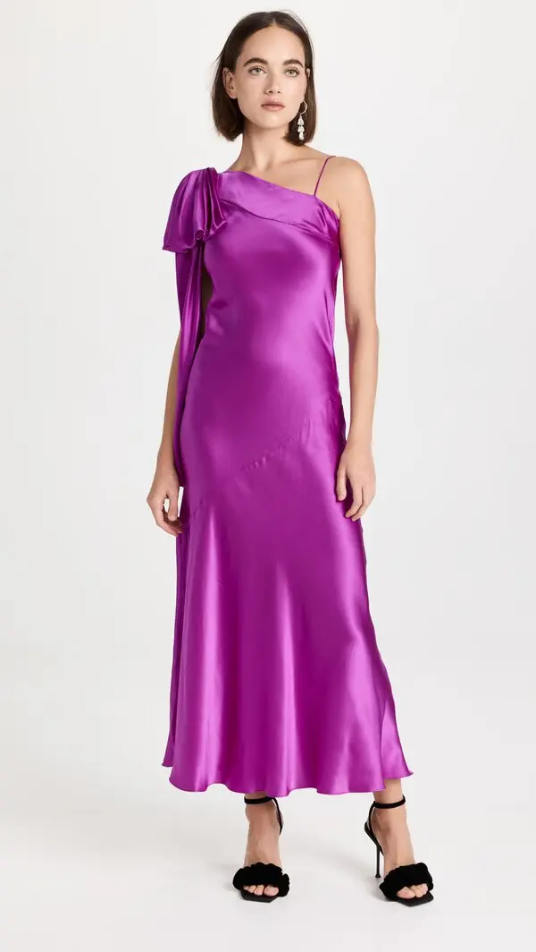 rodarte purple dress Rodarte Women Purple Tiered Ruffle Dress Size 10