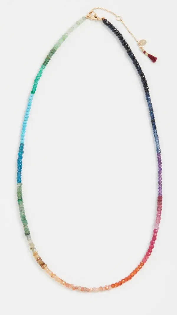 Shashi Aisha Necklace - Rainbow