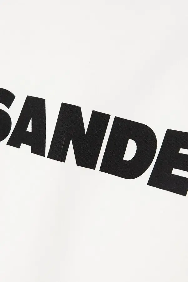JIL SANDER Printed Cotton-jersey Sweatshirt - White