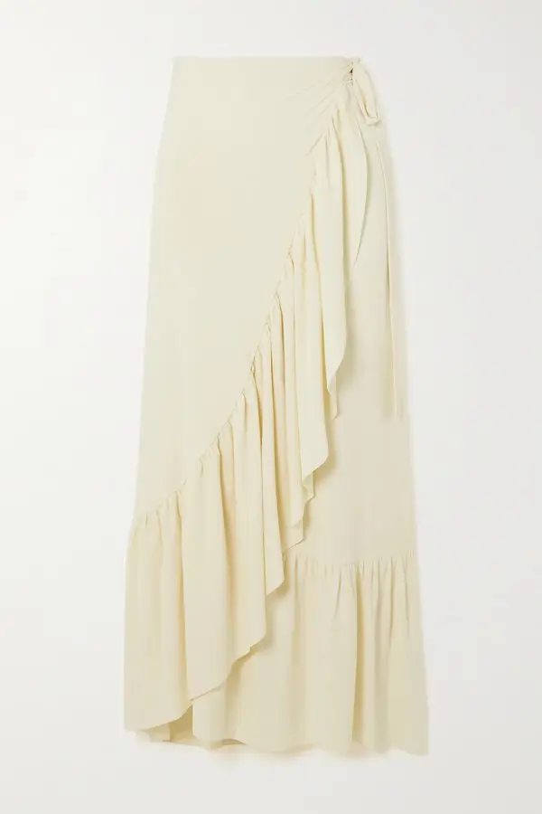 ERES Julia Ruffled Stretch-twill Pareo
