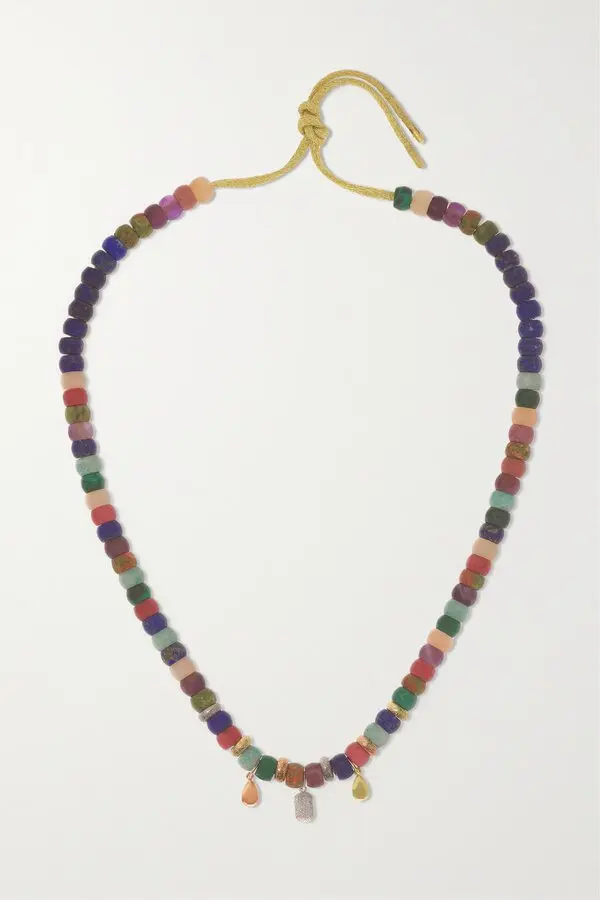 Carolina Bucci Cartagena Forte -stone Necklace - Blue