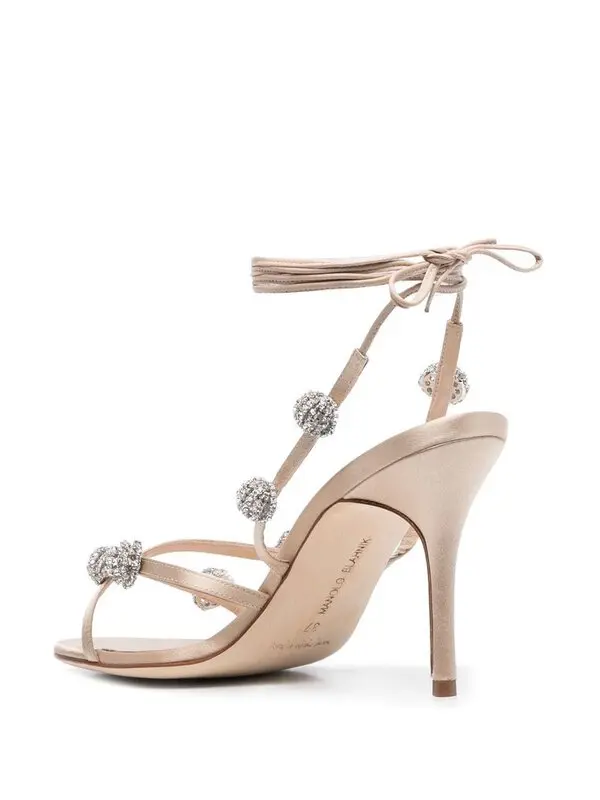 Manolo Blahnik Elsaka 100mm Heeled Sandals