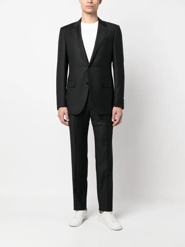 Zegna Trofeo™ Wool Single-breasted Suit - Black