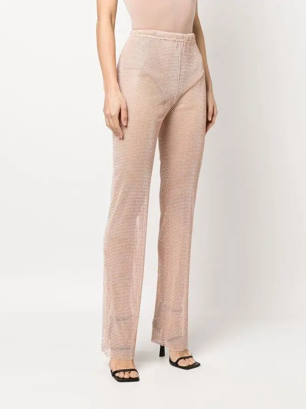 SANTA BRANDS Rhinestone-embellished Trousers - Pink