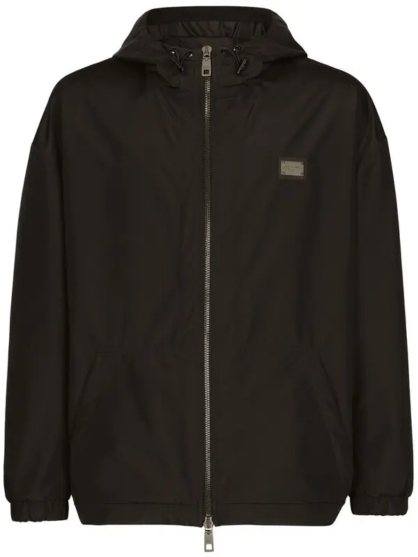 Dolce & Gabbana Logo-tag Hooded Jacket