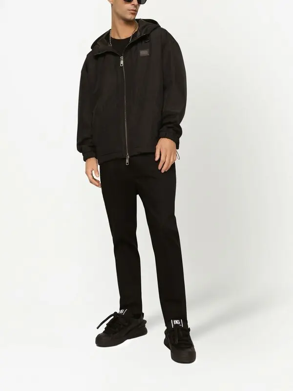Dolce & Gabbana Logo-tag Hooded Jacket