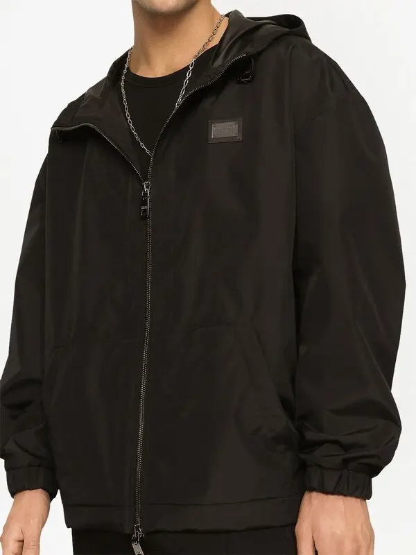 Dolce & Gabbana Logo-tag Hooded Jacket