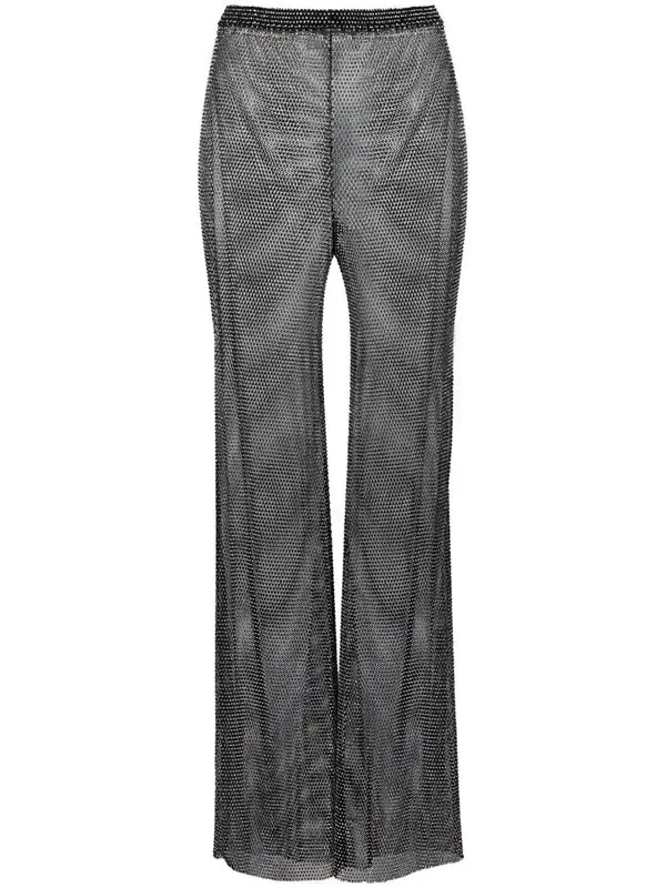 SANTA BRANDS Rhinestone-embellished Trousers - Black