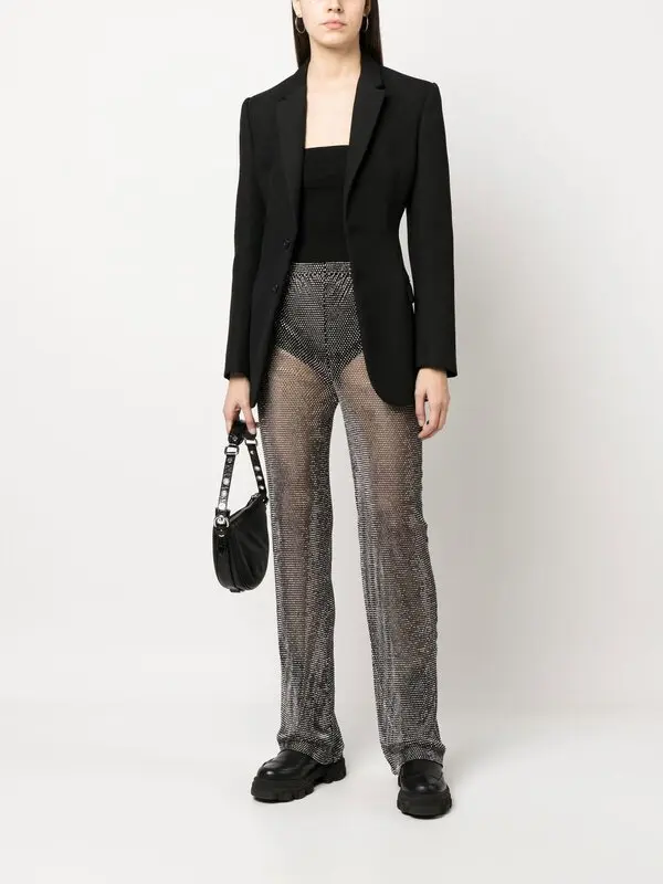 SANTA BRANDS Rhinestone-embellished Trousers - Black