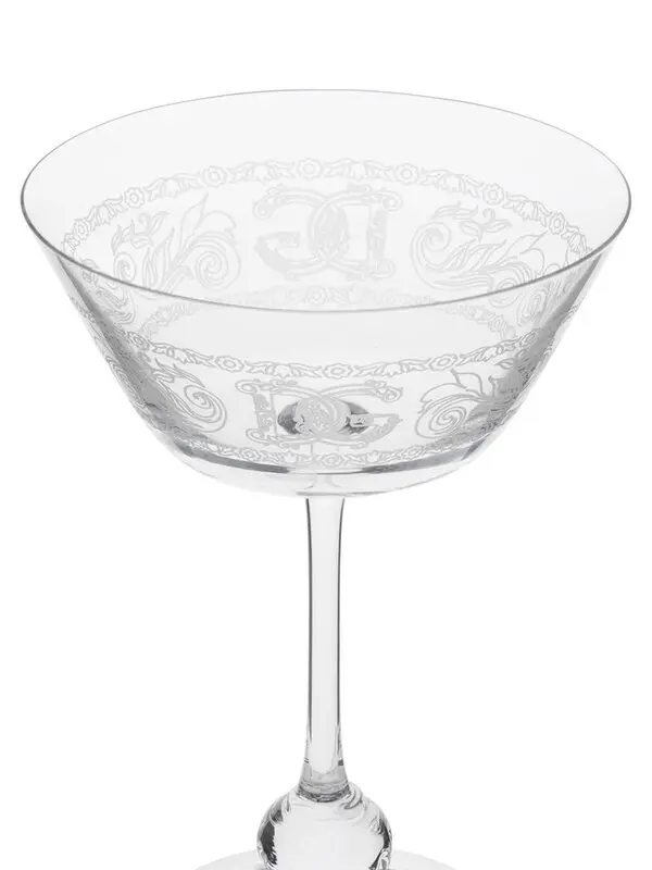 Dolce & Gabbana Logo-embellished Champagne Glass