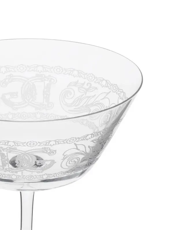 Dolce & Gabbana Logo-embellished Champagne Glass