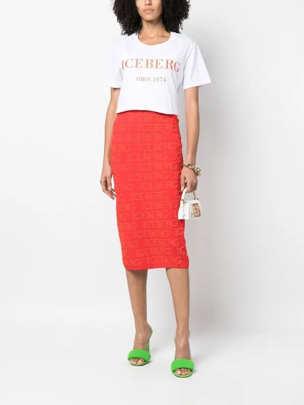 Iceberg Logo Print T-shirt