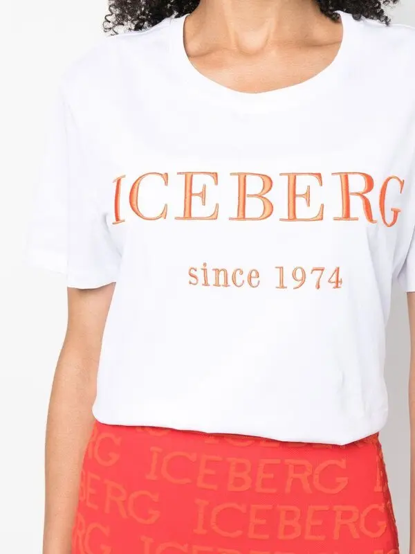 Iceberg Logo Print T-shirt