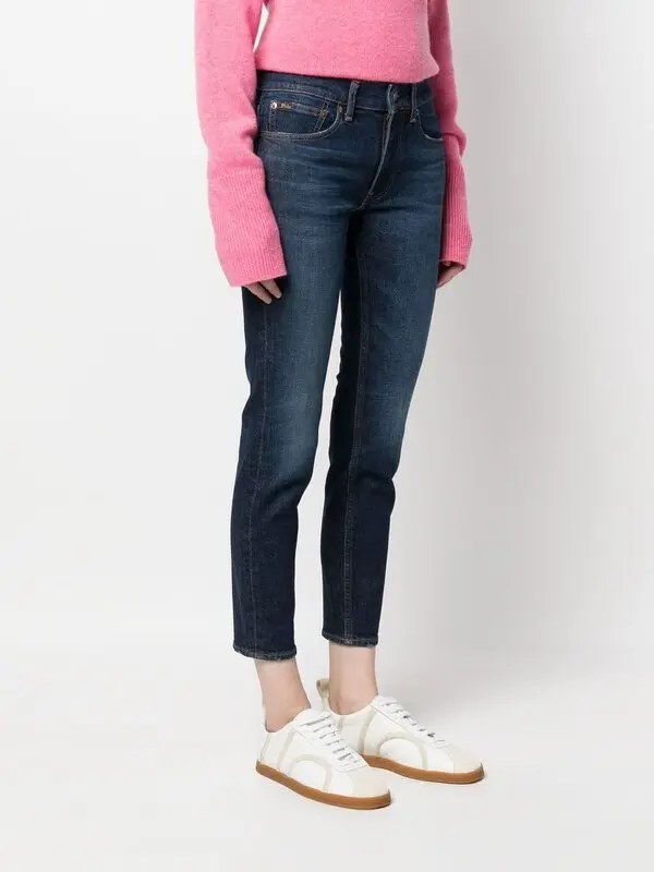 Polo Ralph Lauren Mid-rise Cropped Jeans