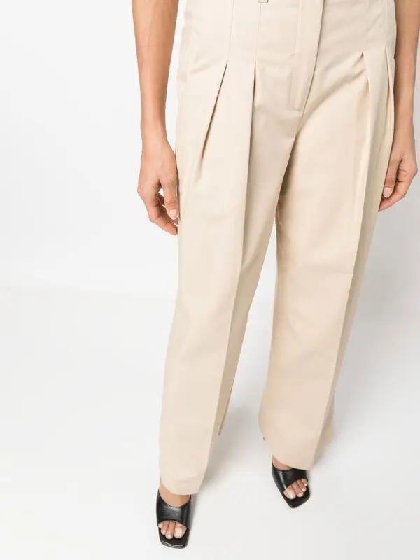 Calvin Klein Pleated Wide-leg Trousers