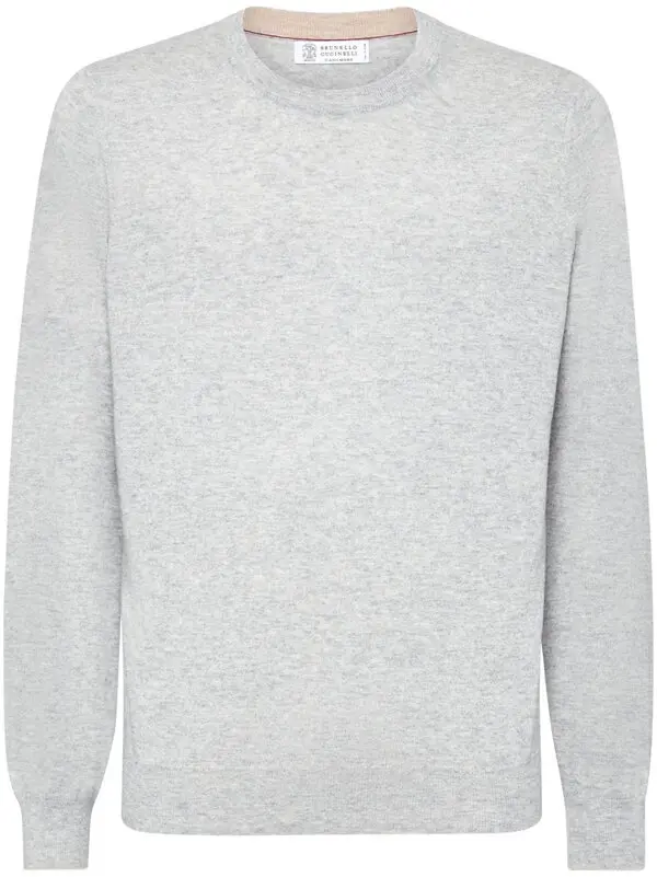 Brunello Cucinelli Cashmere Crew-neck Jumper - Grey