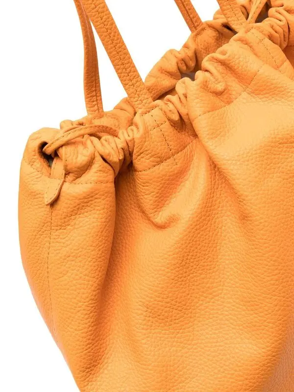 By Far Oslo Drawstring Tote Bag - Orange | Editorialist