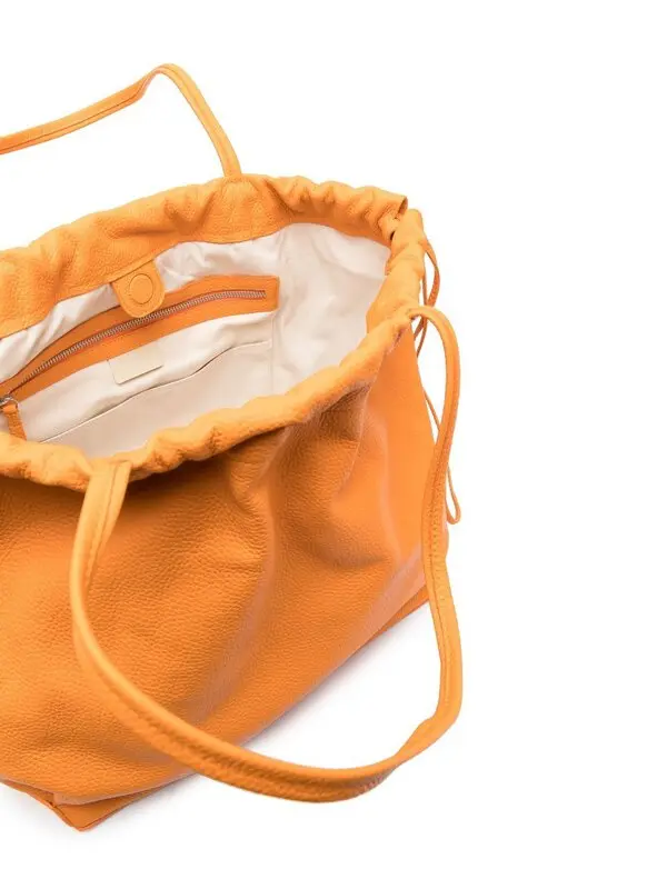 By Far Oslo Drawstring Tote Bag - Orange | Editorialist