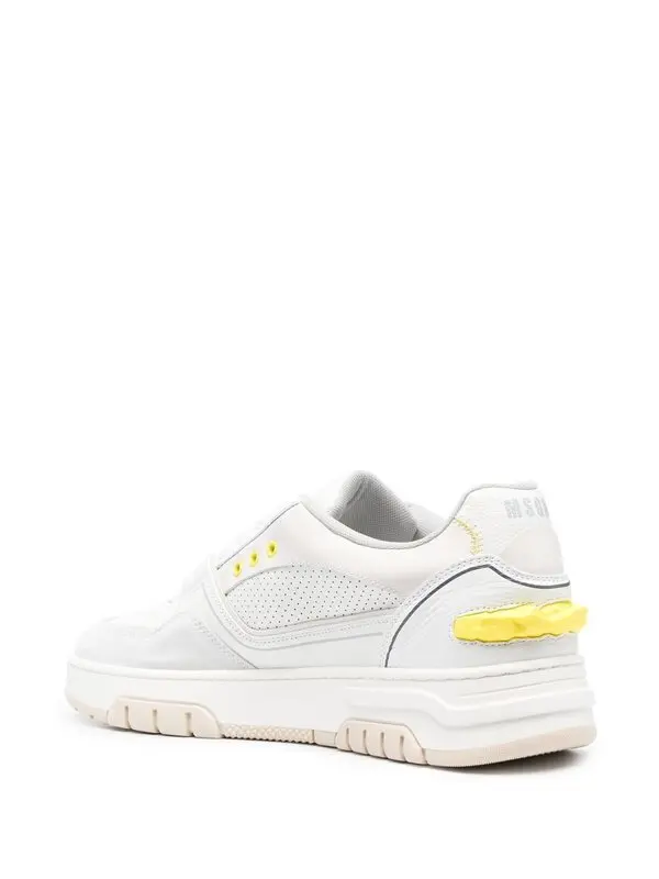 MSGM Panelled Low-top Sneakers