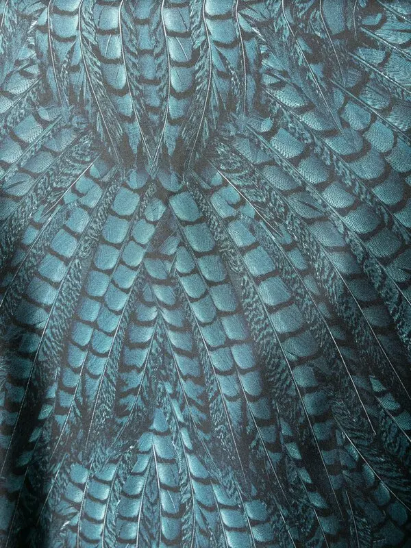 Roberto Cavalli Falcon Print Silk Shirt