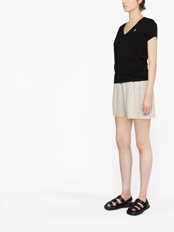 Polo Ralph Lauren Polo Pony V-neck T-shirt - Black