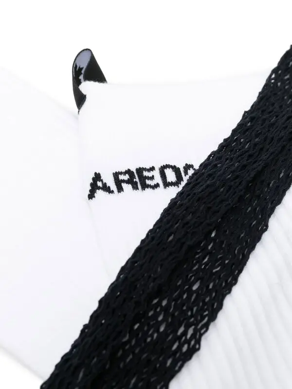 Dsquared2 Logo-print Ribbed Socks