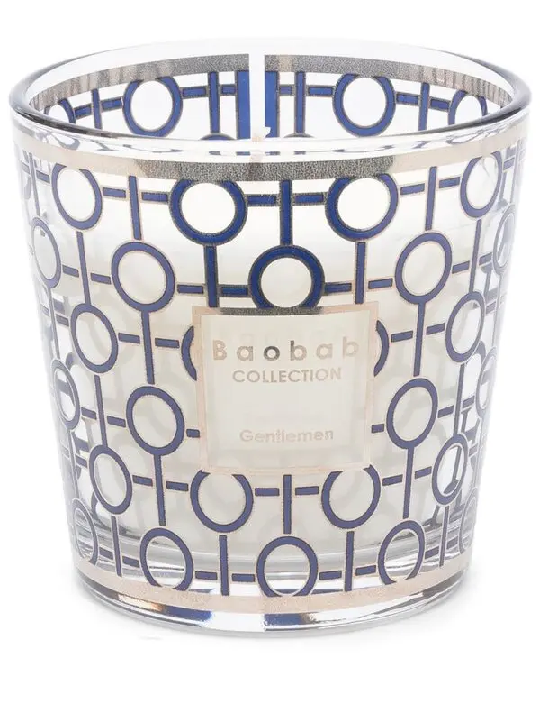 BAOBAB COLLECTION Geometric Candle - Blue