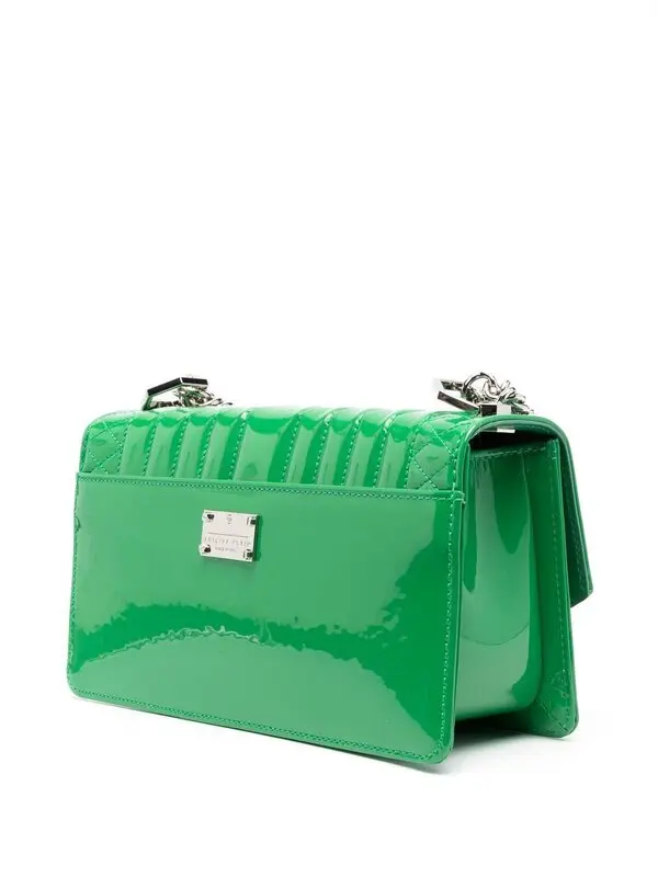 Philipp Plein Hexagon-logo Shoulder Bag - Green