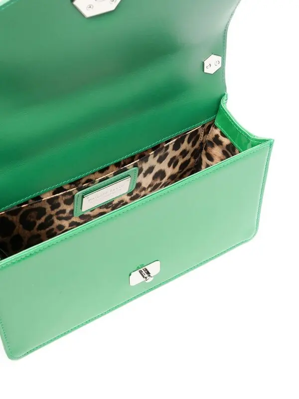 Philipp Plein Hexagon-logo Shoulder Bag - Green