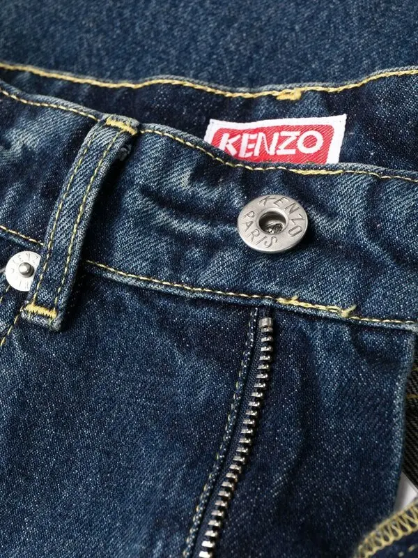 Kenzo High-waisted Straight-leg Jeans
