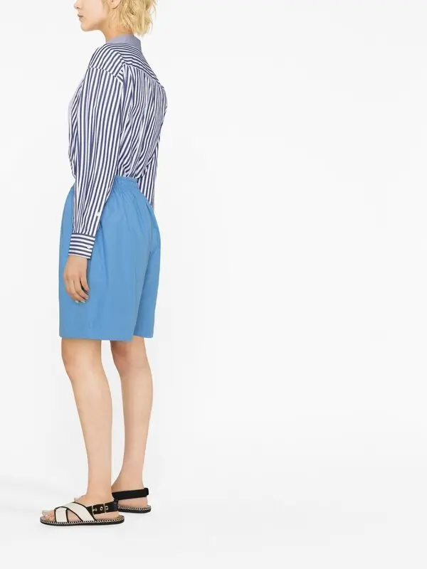 JIL SANDER Drawstring-waist Cotton Shorts