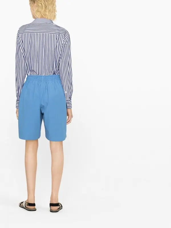 JIL SANDER Drawstring-waist Cotton Shorts