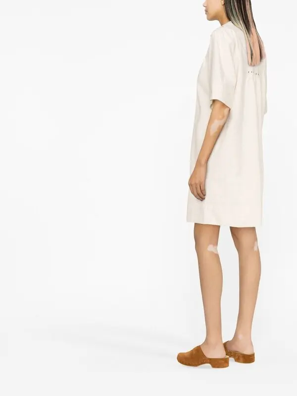 See By Chloé Short-sleeve Embroidered Minidress
