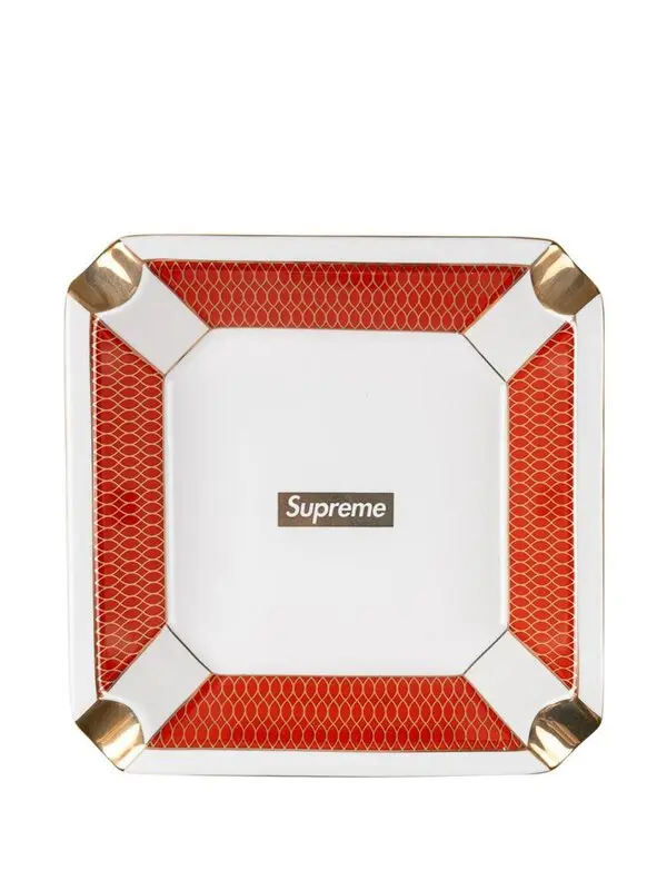 Supreme Small Ceramic Ashtray - White | Editorialist