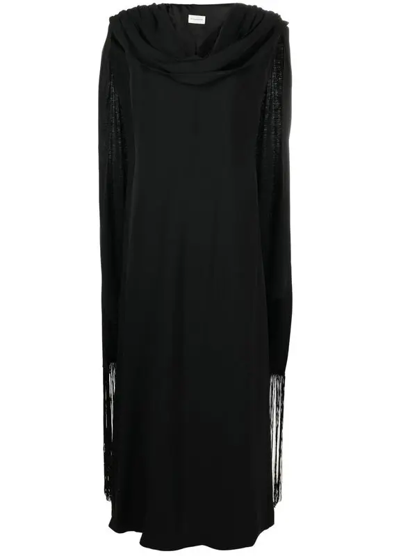 BY MALENE BIRGER Cressida Draped Maxi Dress - Black