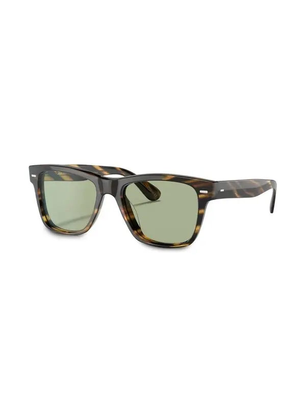 Oliver Spencer Oller Sun Square-frame Sunglasses - Black