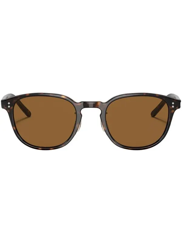 Oliver Spencer Fairmont Sun Round-frame Sunglasses - Green