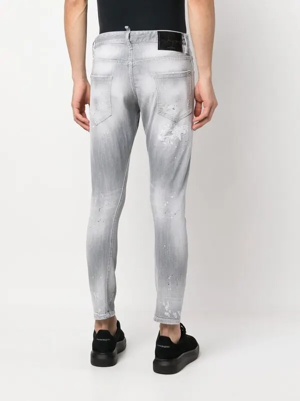 Dsquared2 Mid-rise Skinny Jeans - Grey