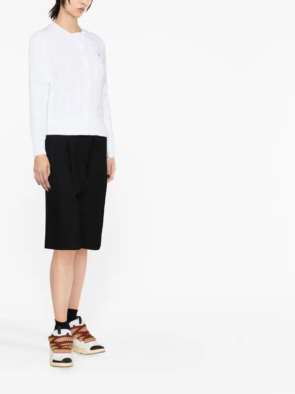 Polo Ralph Lauren Polo Pony Cable-knit Cardigan - White