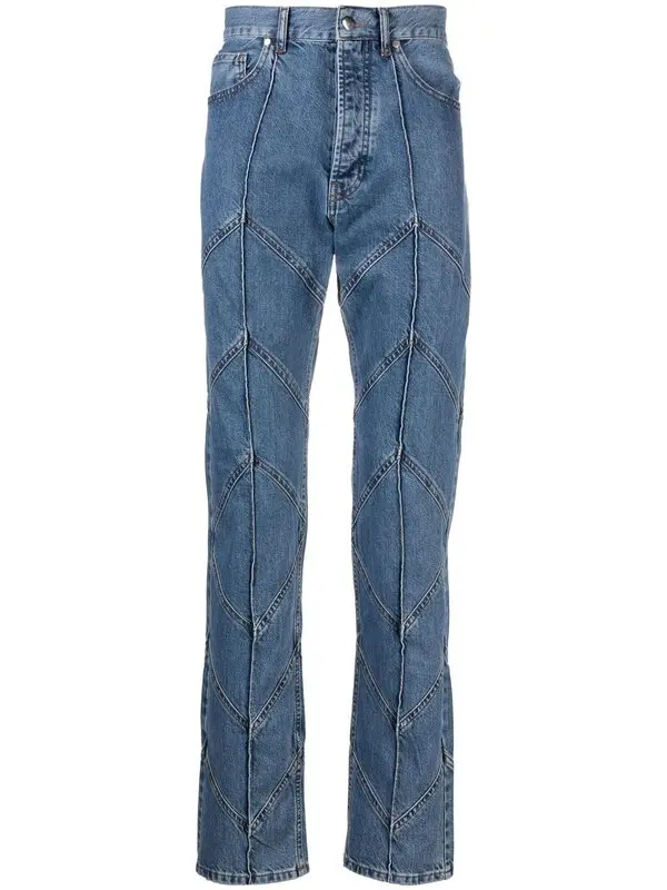 AV VATTEV Mid-rise Straight-leg Jeans
