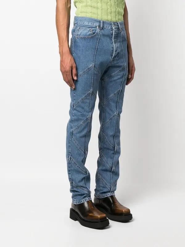 AV VATTEV Mid-rise Straight-leg Jeans