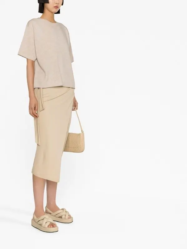 LISA YANG Cila Cashmere T-shirt - Neutrals