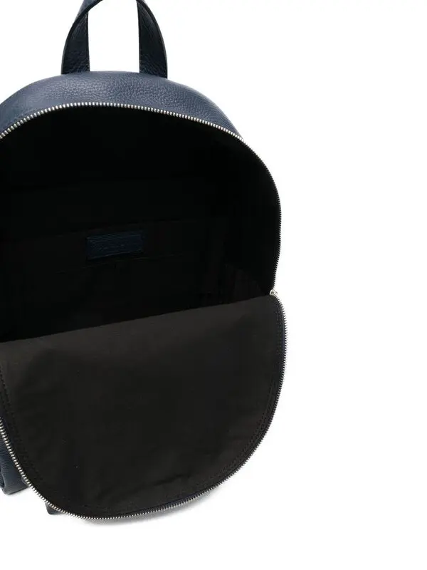 Orciani Logo Zipped Backpack - Blue