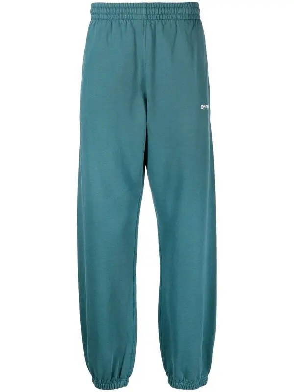 Off-White Arrows-print Track Pants - Blue