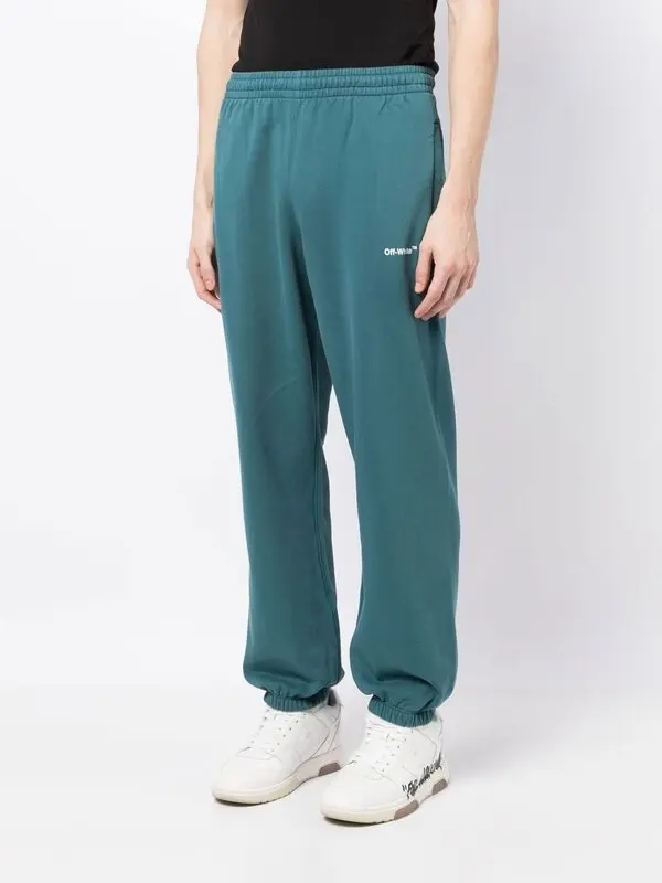 Off-White Arrows-print Track Pants - Blue