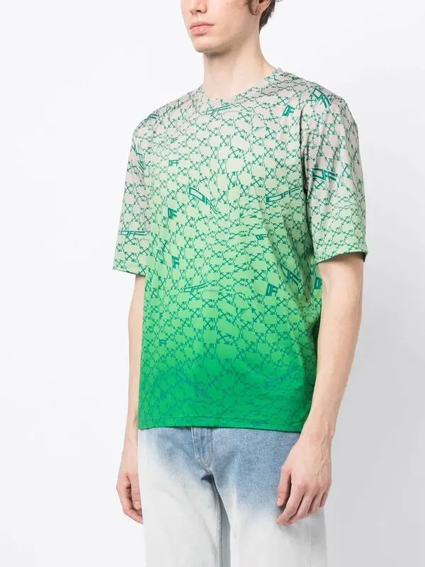 Off-White Arrows-print Ombré-effect T-shirt