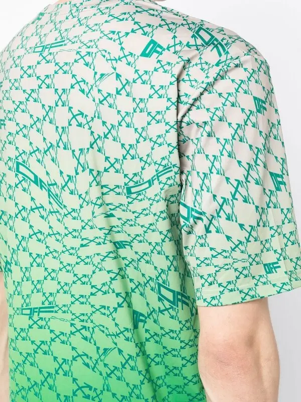 Off-White Arrows-print Ombré-effect T-shirt