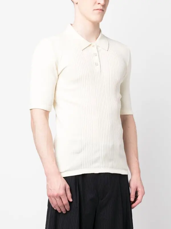 MAISON MARGIELA Four-stitch Knitted Polo Shirt