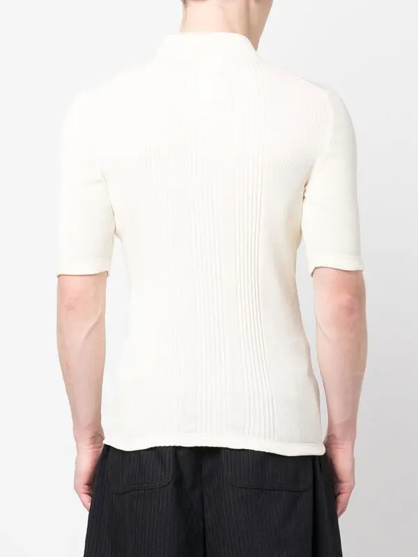 MAISON MARGIELA Four-stitch Knitted Polo Shirt